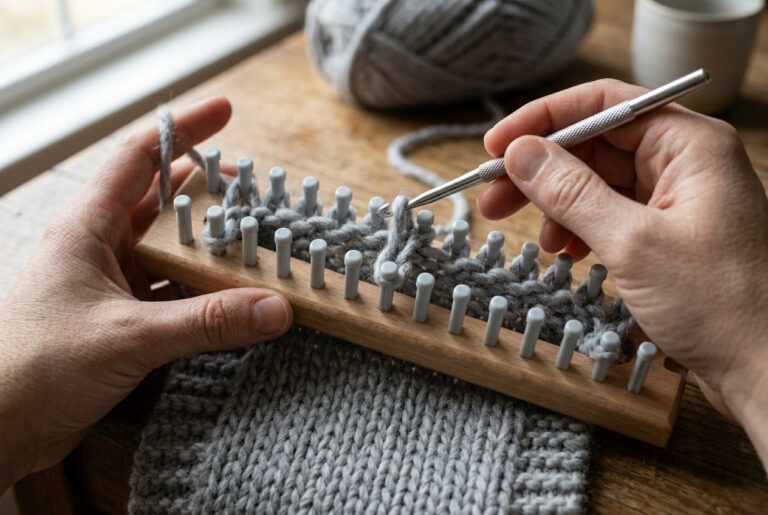 How to Knit a Scarf With a Loom: 5 Easy Steps Guide